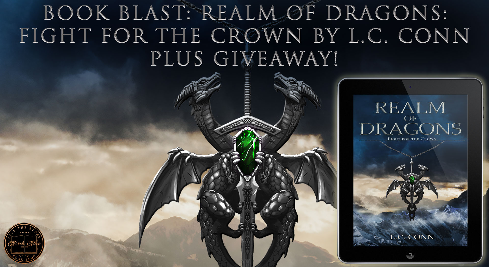 Novels Alive | BOOK BLAST: REALM OF DRAGONS: FIGHT FOR THE CROWN by L.C ...