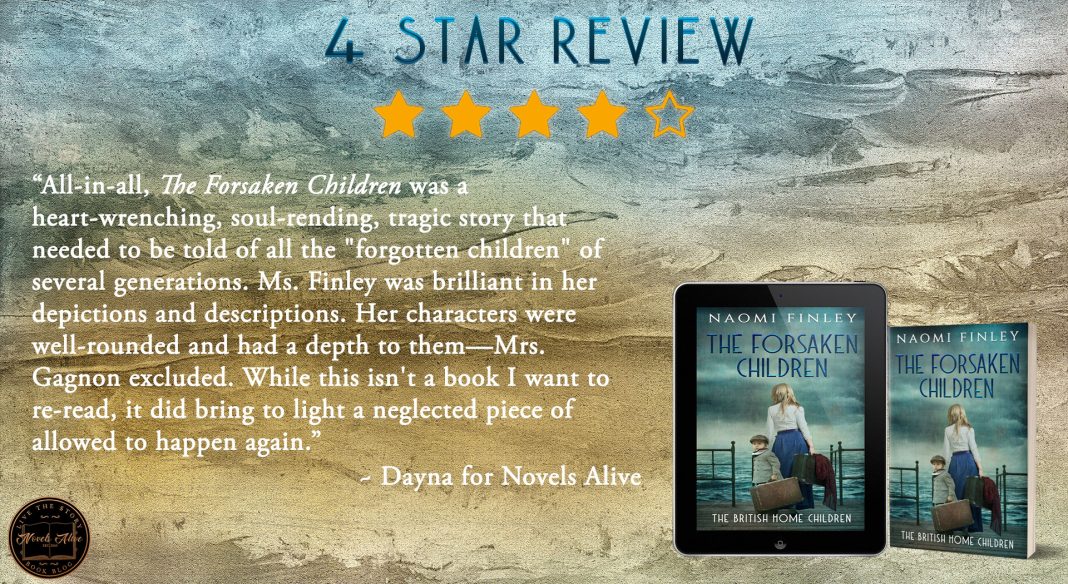 Novels Alive | 4 STAR REVIEW: THE FORSAKEN CHILDREN by Naomi Finley