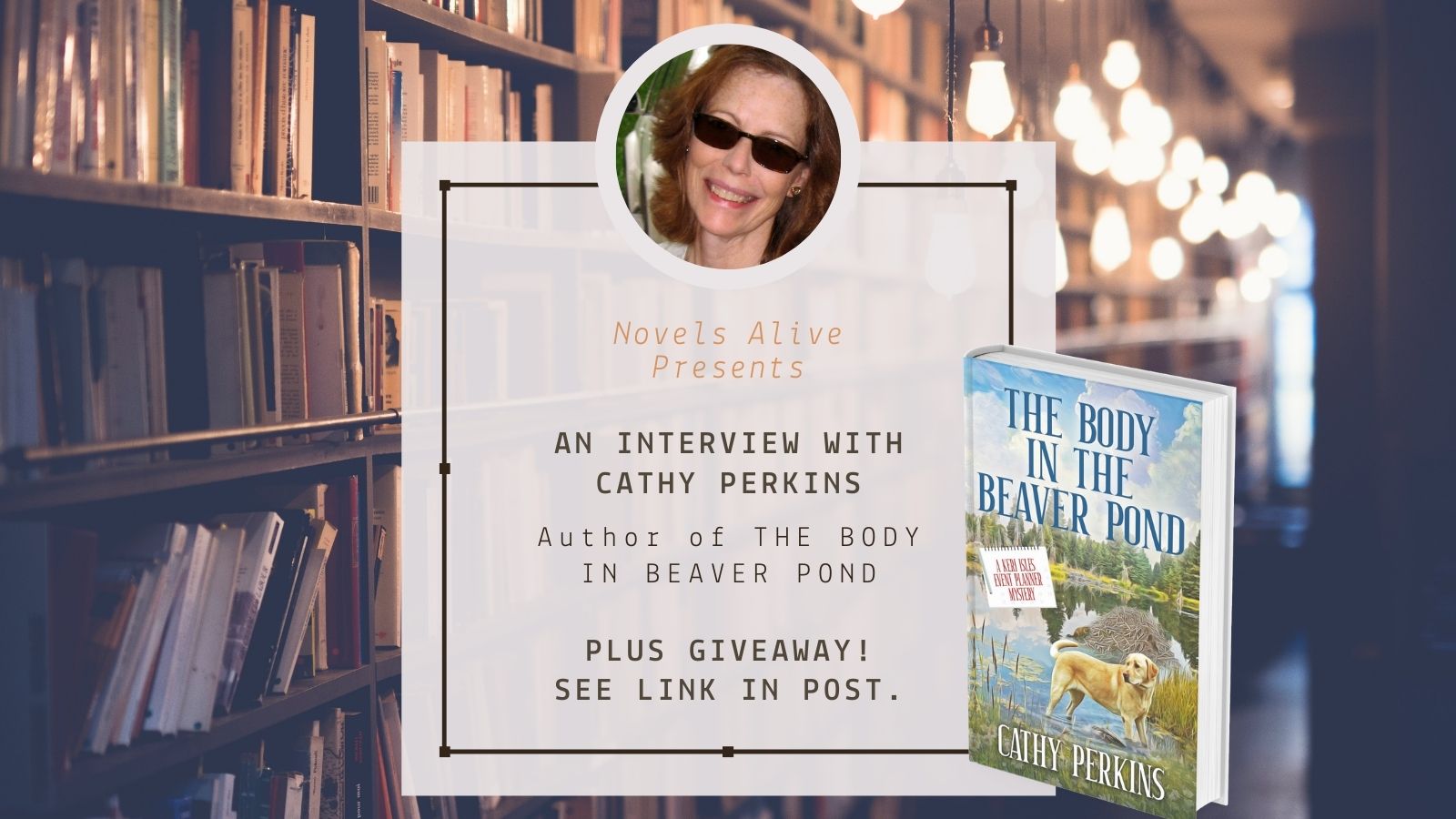 Novels Alive | INTERVIEW: Cathy Perkins on THE BODY IN BEAVER POND Plus ...