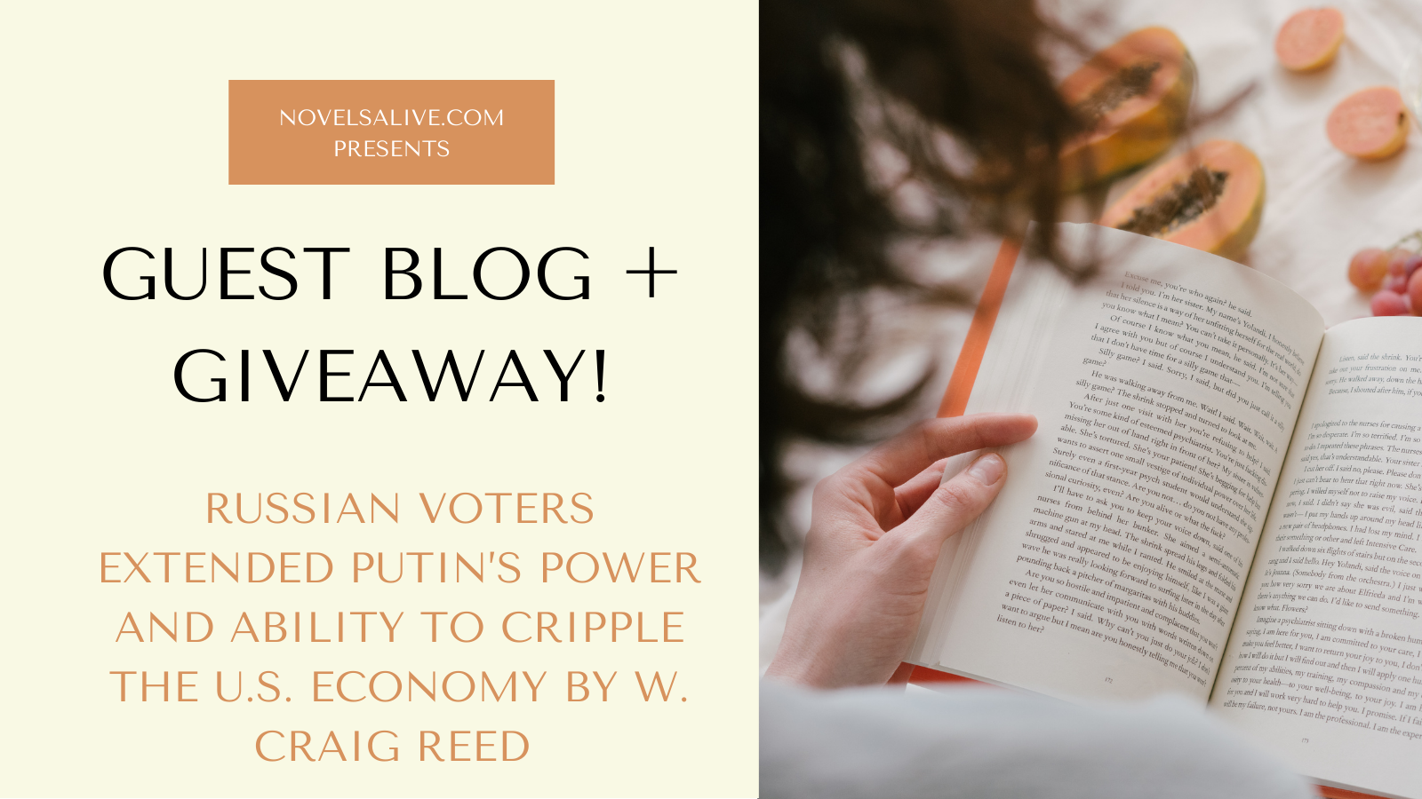 Novels Alive | GUEST BLOG: Russian Voters Extended Putin’s Power and ...