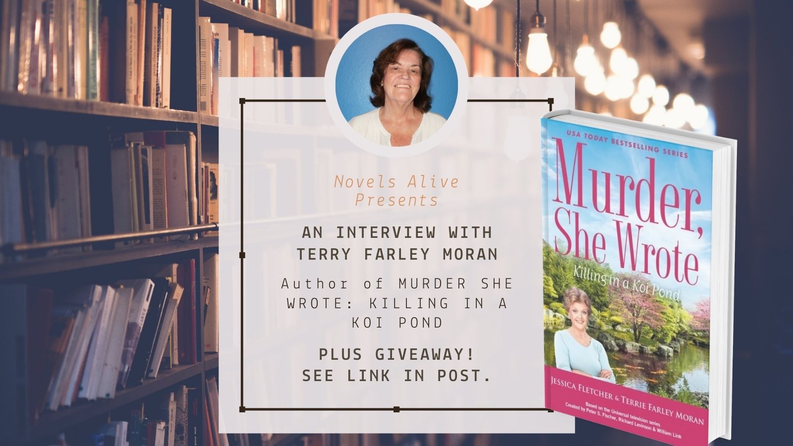 Novels Alive | INTERVIEW: With Mystery Writer Terry Farley Moran Plus ...