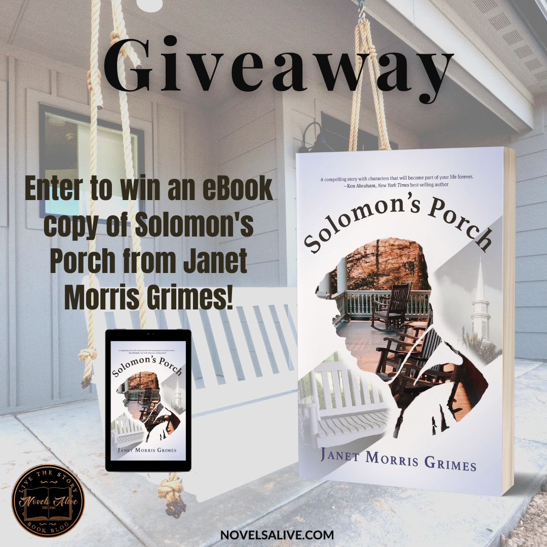 Novels Alive | BOOK BLAST: SOLOMON'S PORCH by Janet Morris Grimes Plus ...