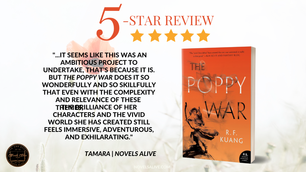 Novels Alive | 5-STAR REVIEW: THE POPPY WAR by R.F. Kuang