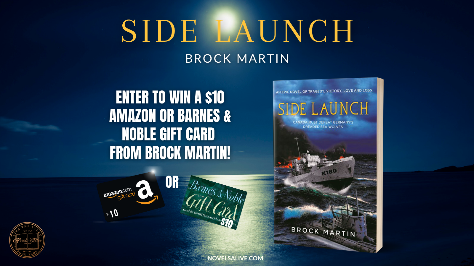 Novels Alive | SPOTLIGHT: SIDE LAUNCH by Brock Martin Plus Giveaway!