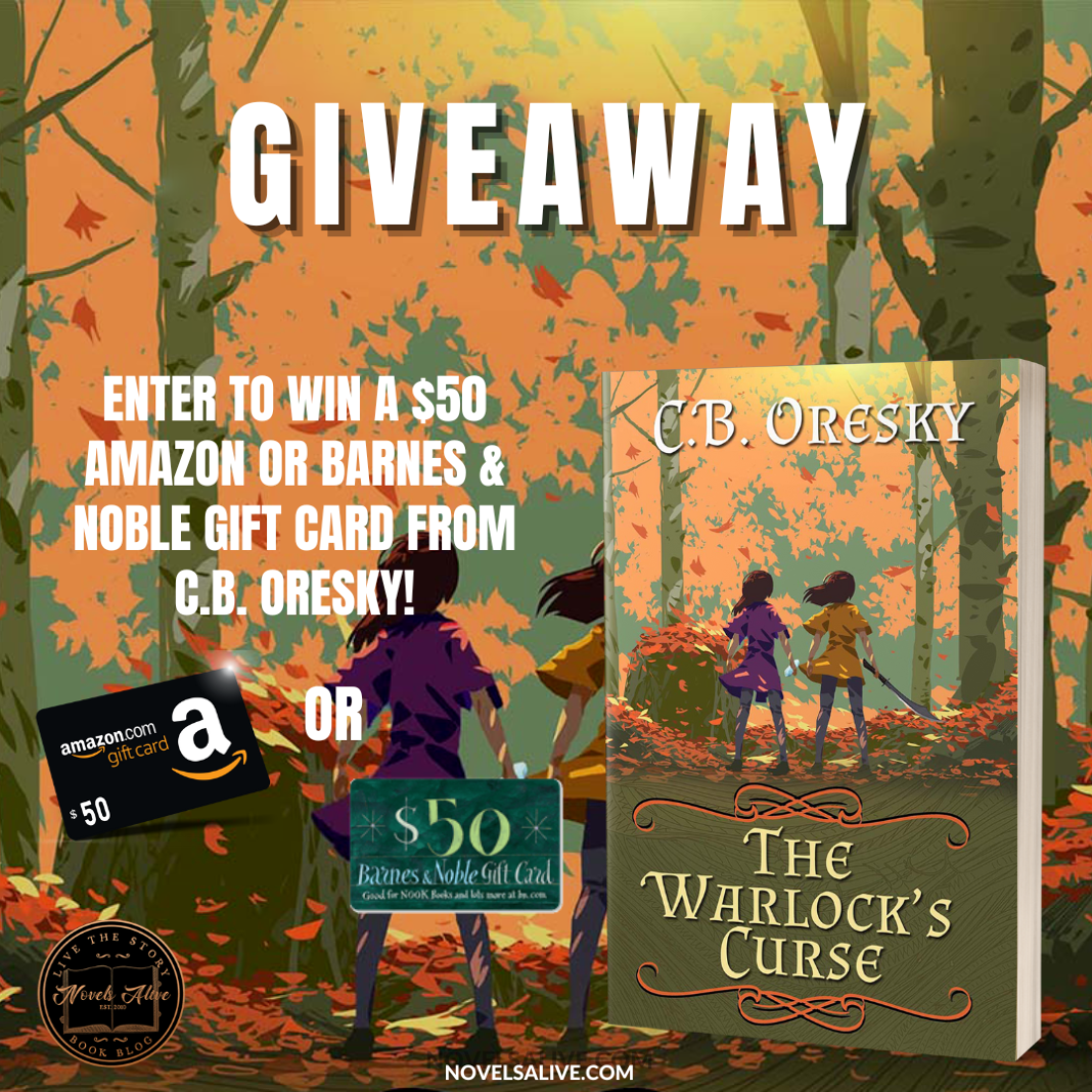 Novels Alive | SPOTLIGHT: THE WARLOCK'S CURSE by C. B. Oresky Plus ...