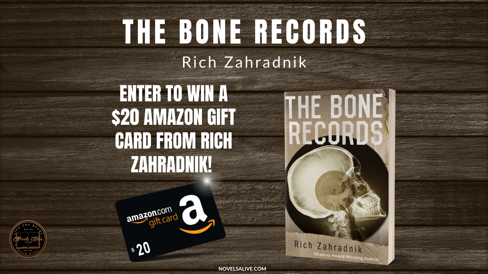 Novels Alive | SPOTLIGHT: THE BONE RECORDS by Rich Zahradnik Plus Giveaway!