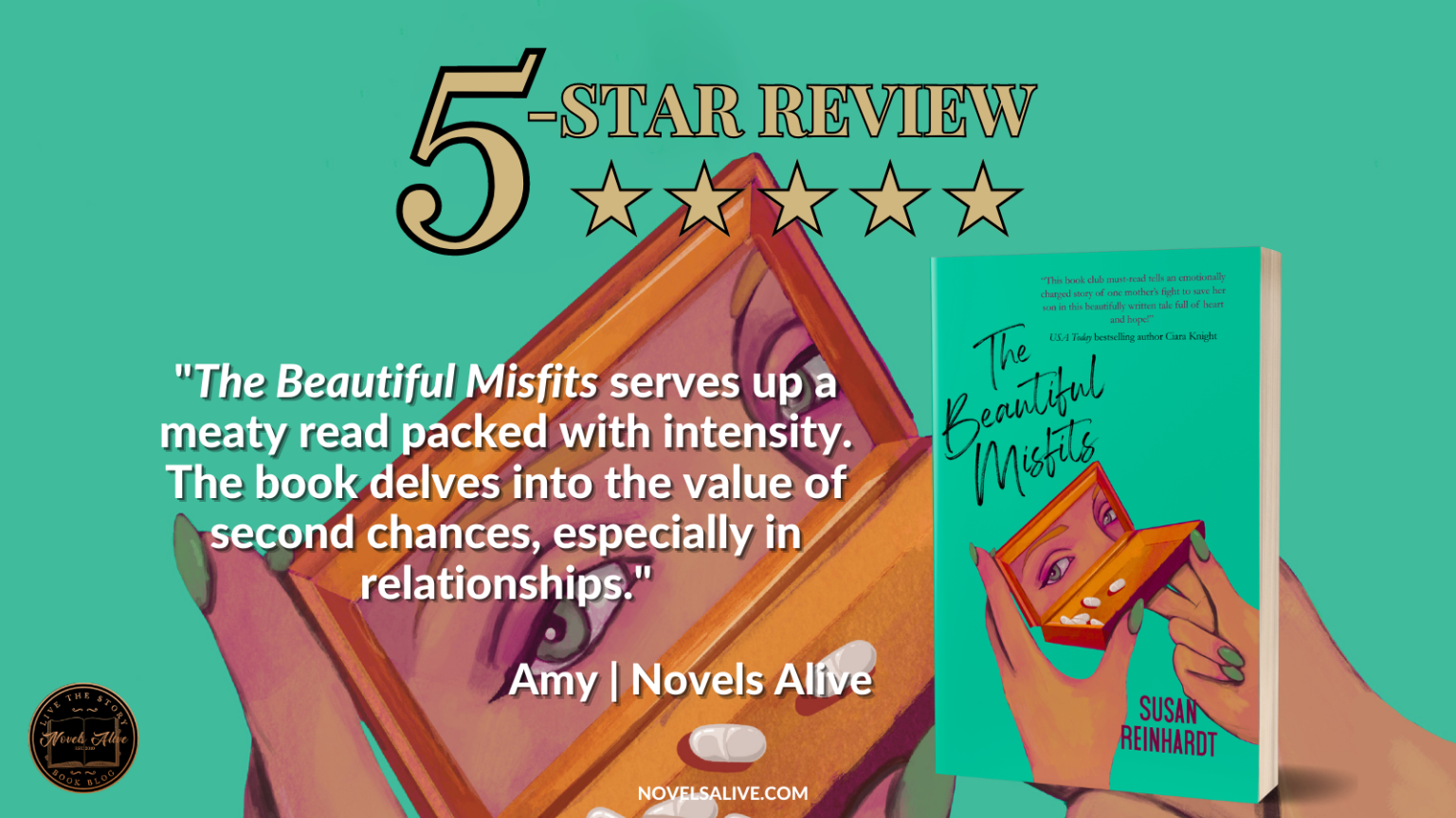 Novels Alive | 5-STAR REVIEW: THE BEAUTIFUL MISFITS by Susan Reinhardt