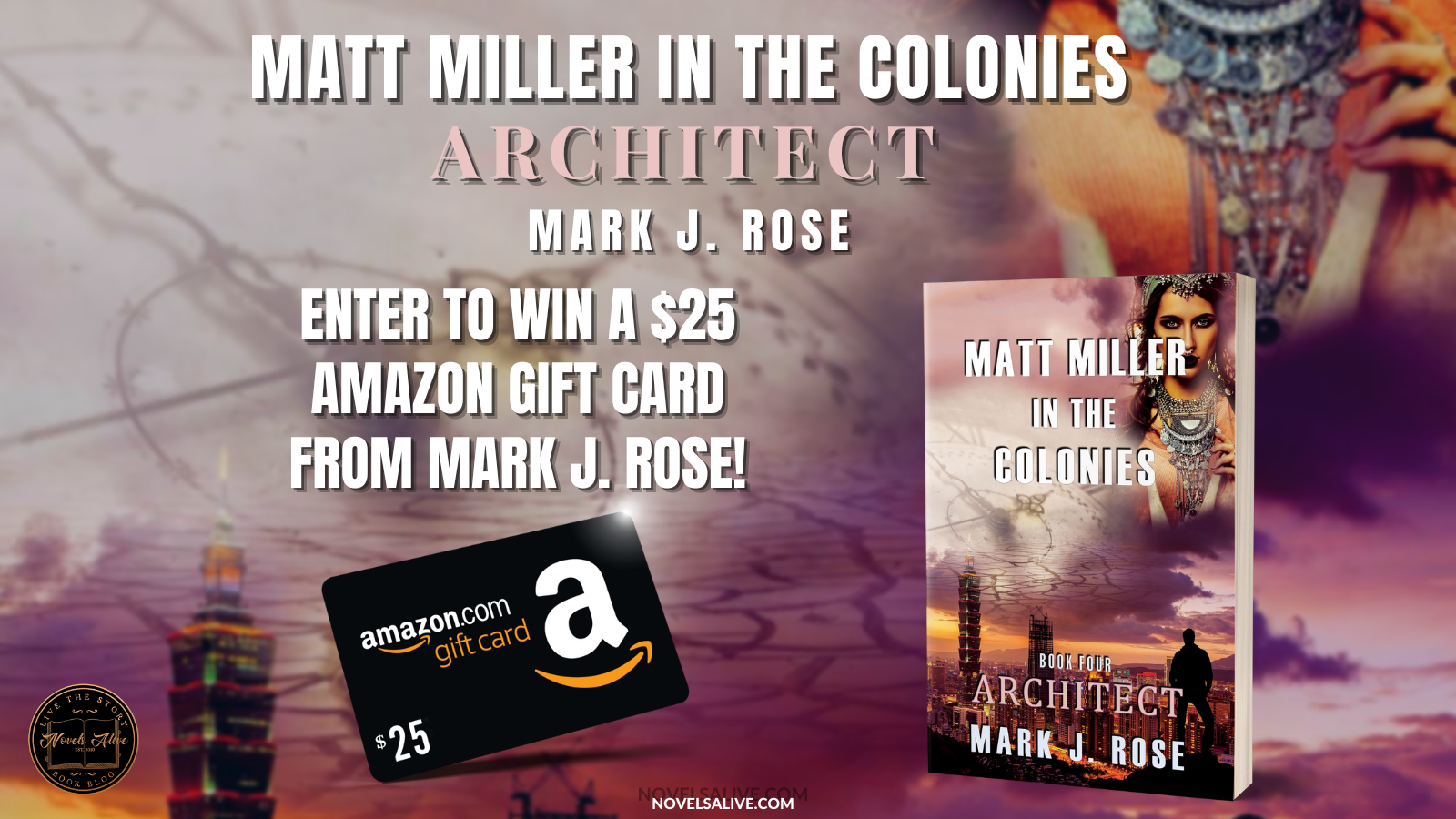 Novels Alive | SPOTLIGHT: MATT MILLER IN THE COLONIES: ARCHITECT by ...