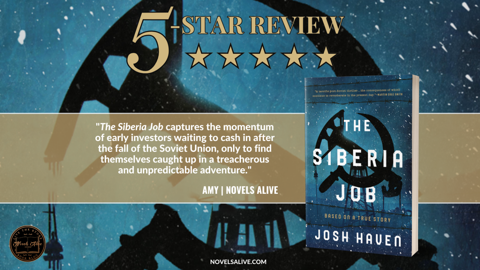 Novels Alive | 5-STAR REVIEW: THE SIBERIA JOB by Josh Haven