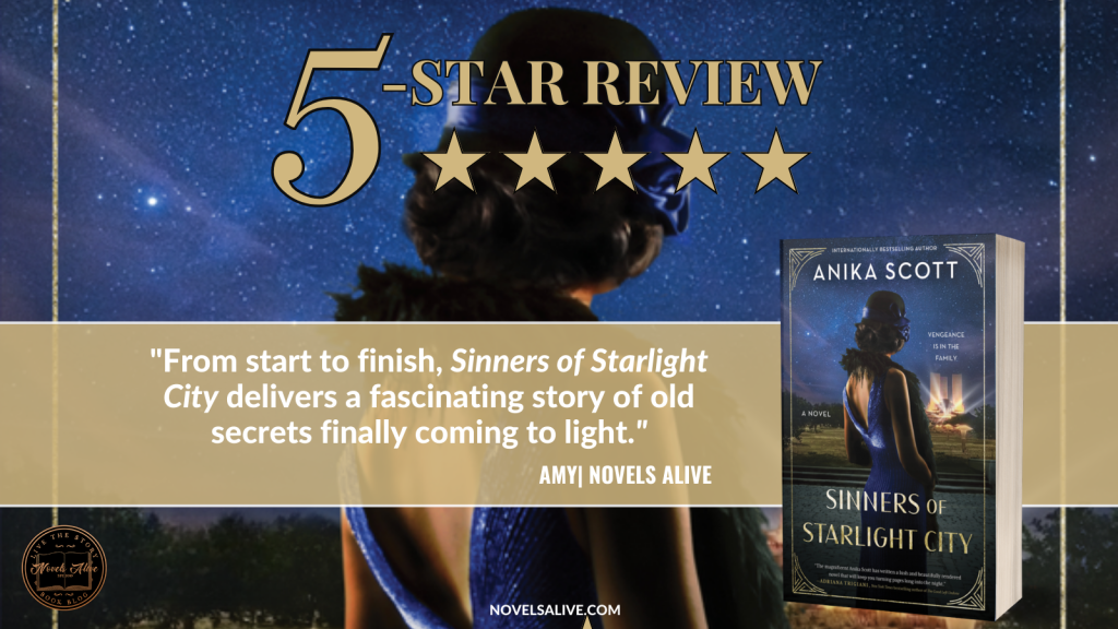 Novels Alive | 5-STAR REVIEW: SINNERS OF STARLIGHT CITY by Anika Scott