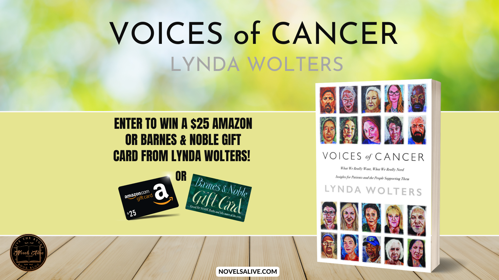 Novels Alive | SPOTLIGHT: VOICES OF CANCER by Lynda Wolters Plus Giveaway!
