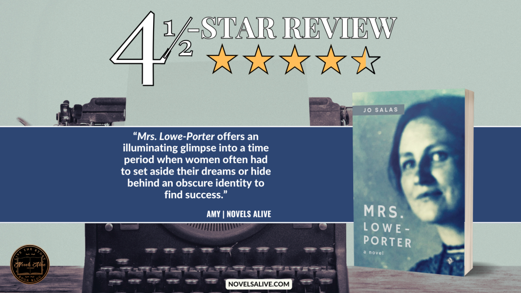 Novels Alive | 4.5-STAR REVIEW: MRS. LOWE-PORTER by Jo Salas