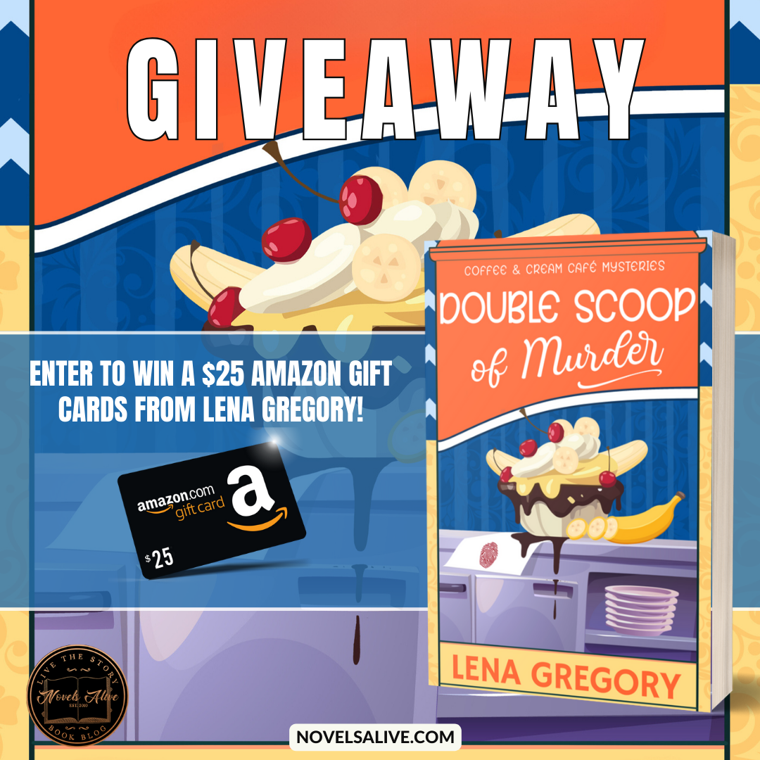 Novels Alive | SPOTLIGHT: DOUBLE SCOOP OF MURDER by Lena Gregory Plus Giveaway!