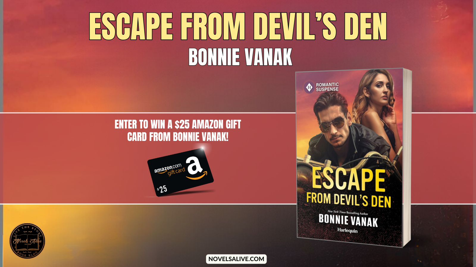 Novels Alive | SPOTLIGHT: ESCAPE FROM DEVIL'S DEN by Bonnie Vanak Plus ...
