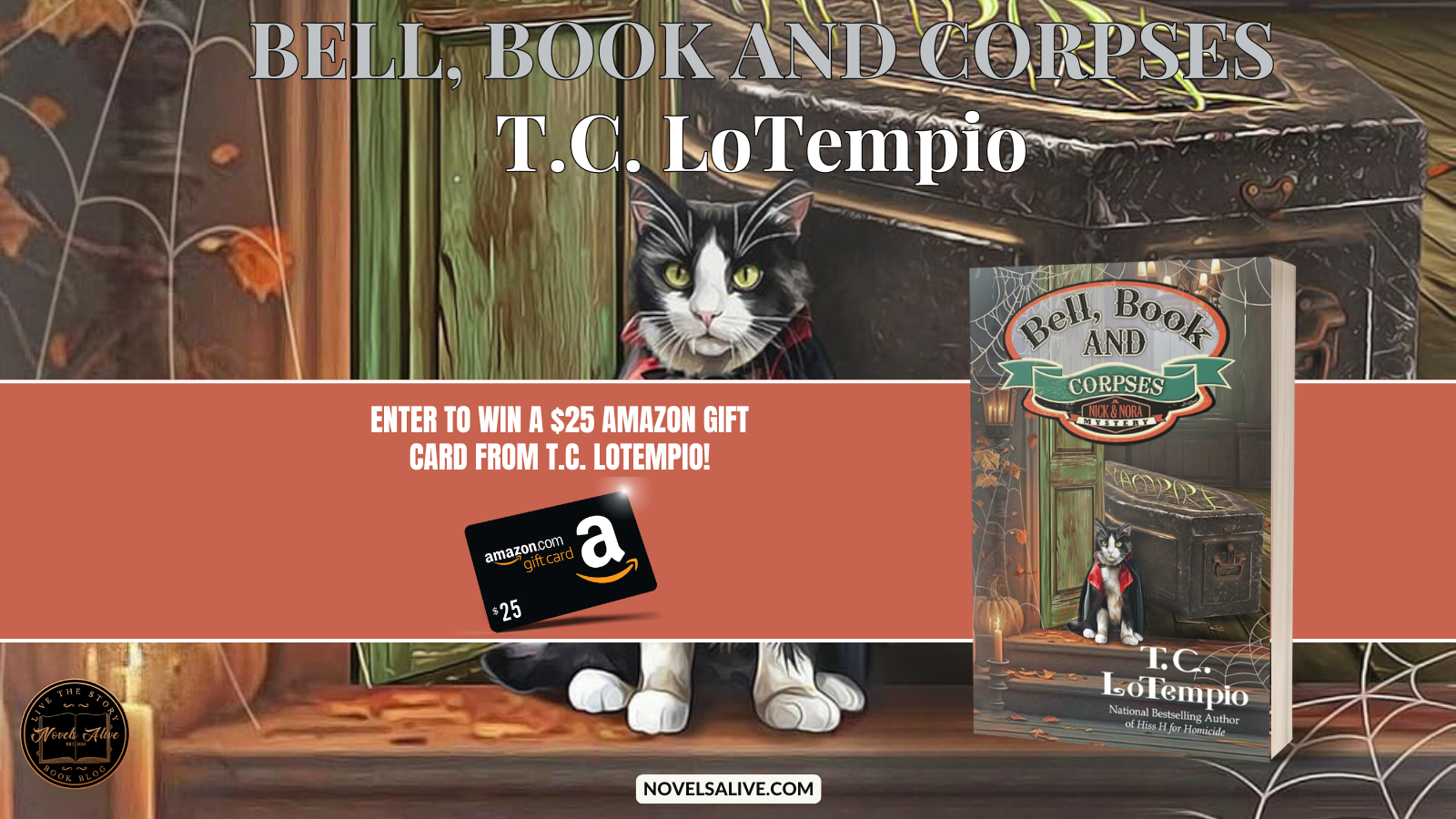 Novels Alive | SPOTLIGHT: BELL BOOK AND CORPSES by T. C. LoTempio Plus ...