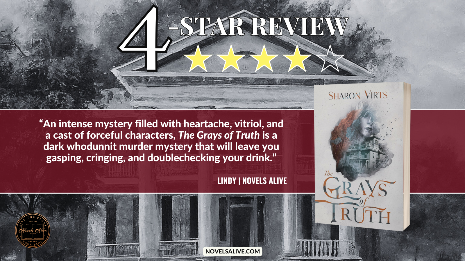 Novels Alive | 4-STAR REVIEW: THE GRAYS OF TRUTH by Sharon Virts