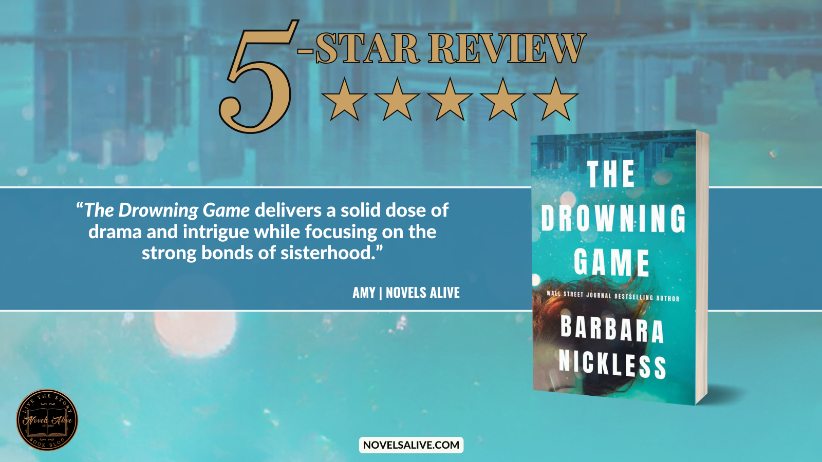 Novels Alive | 5-STAR REVIEW: THE DROWNING GAME by Barbara Nickless