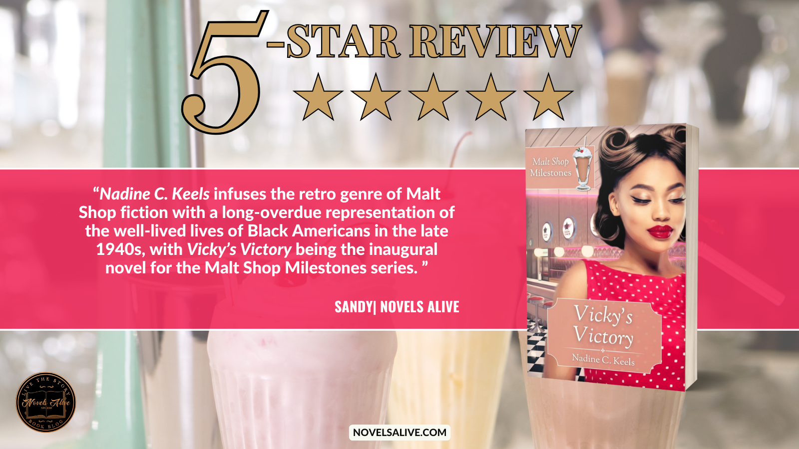 Novels Alive | 5-STAR REVIEW: VICKY'S VICTORY by Nadine C. Keels