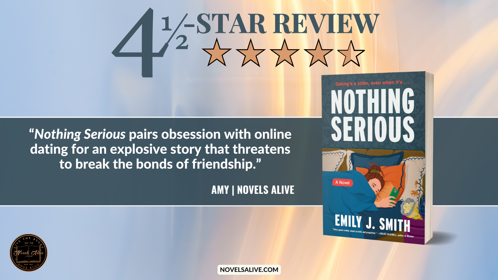 Novels Alive | 4.5-STAR REVIEW: NOTHING SERIOUS by Emily J. Smith