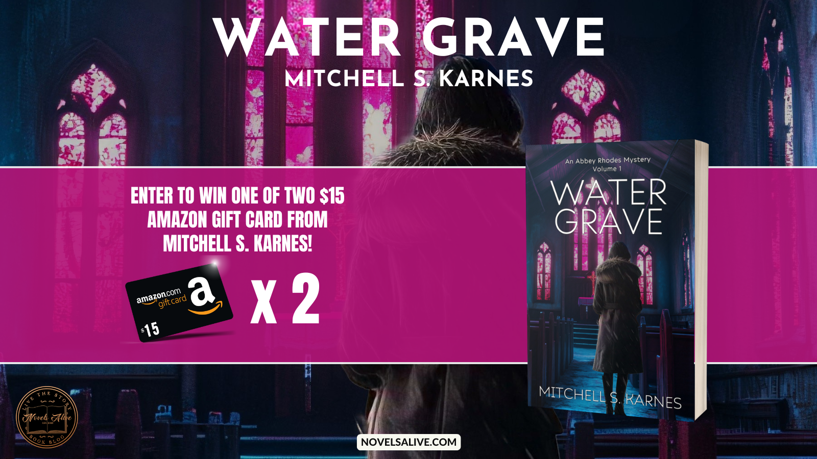 Novels Alive | SPOTLIGHT: WATER GRAVE by Mitchell S. Karnes