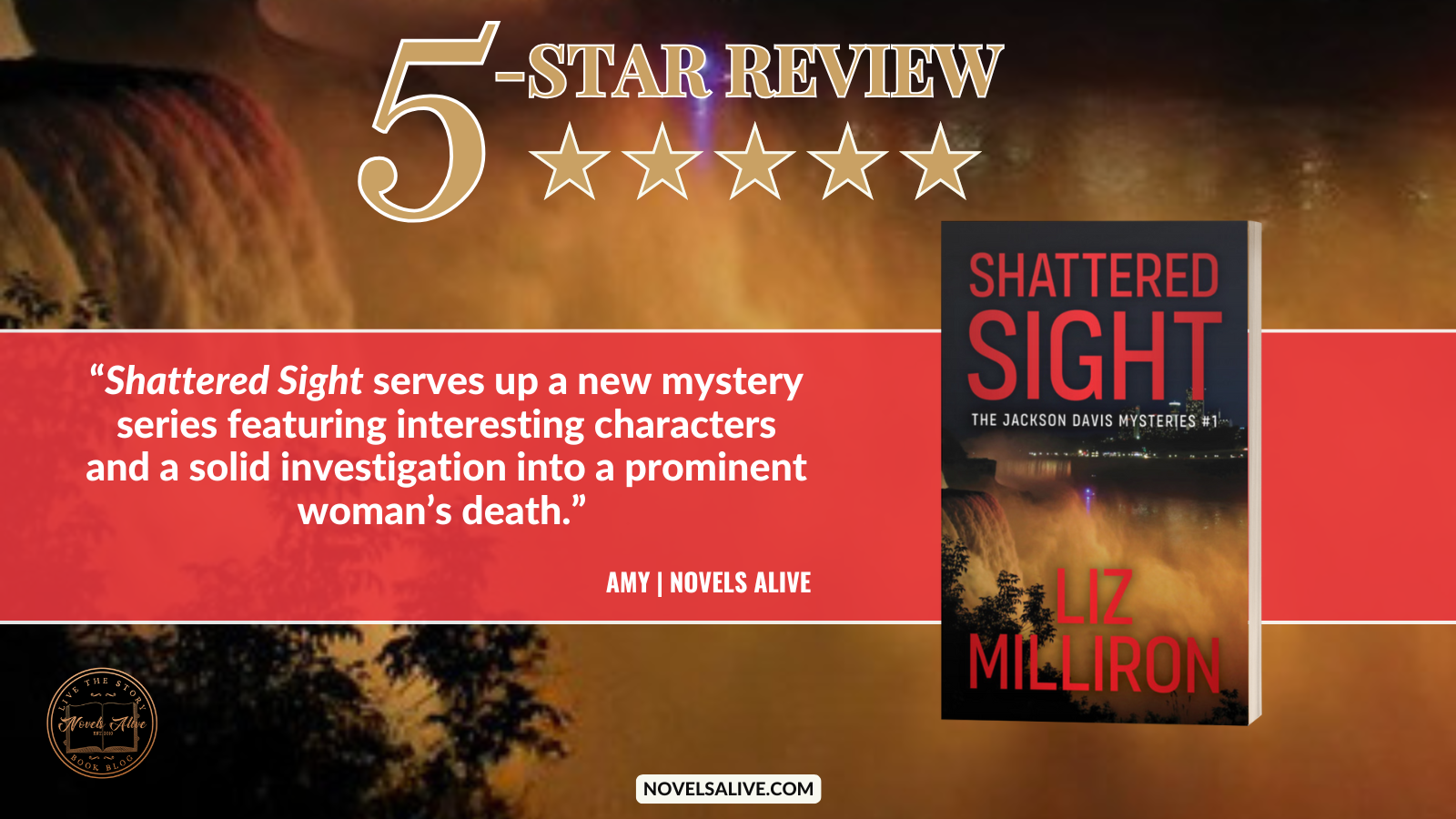 Novels Alive | 5-STAR REVIEW: SHATTERED SIGHT by Liz Milliron