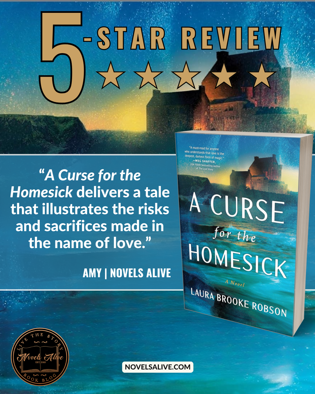 Novels Alive | 5-STAR REVIEW: A CURSE FOR THE HOMESICK by Laura Brooke ...