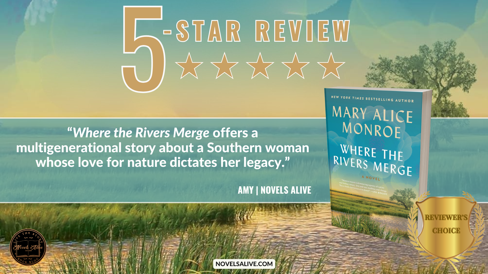 Novels Alive | 5-STAR REVIEW: WHERE THE RIVERS MERGE by Mary Alice ...