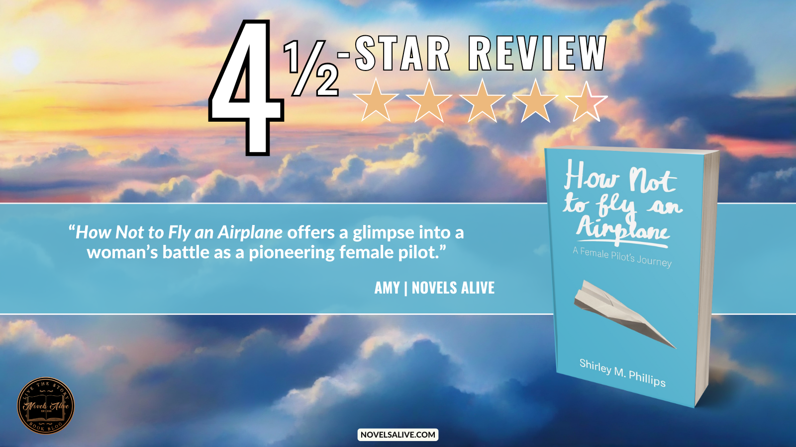 Novels Alive | 4.5-STAR REVIEW: HOW NOT TO FLY AN AIRPLANE by Shirley M ...