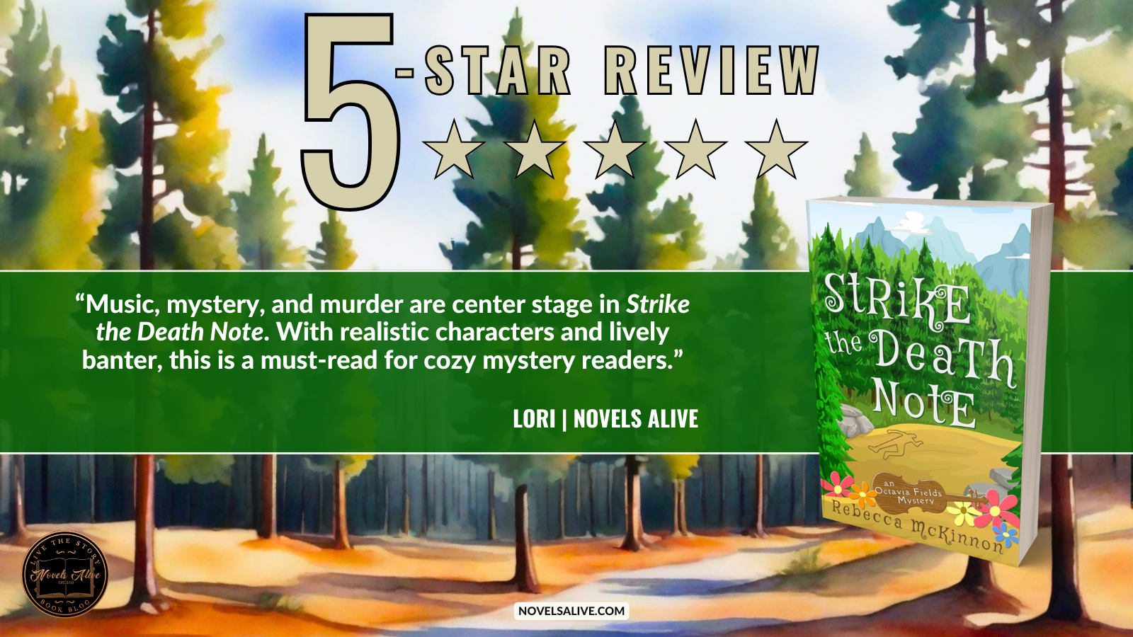 Novels Alive | 5-STAR REVIEW: STRIKE THE DEATH NOTE by Rebecca McKinnon