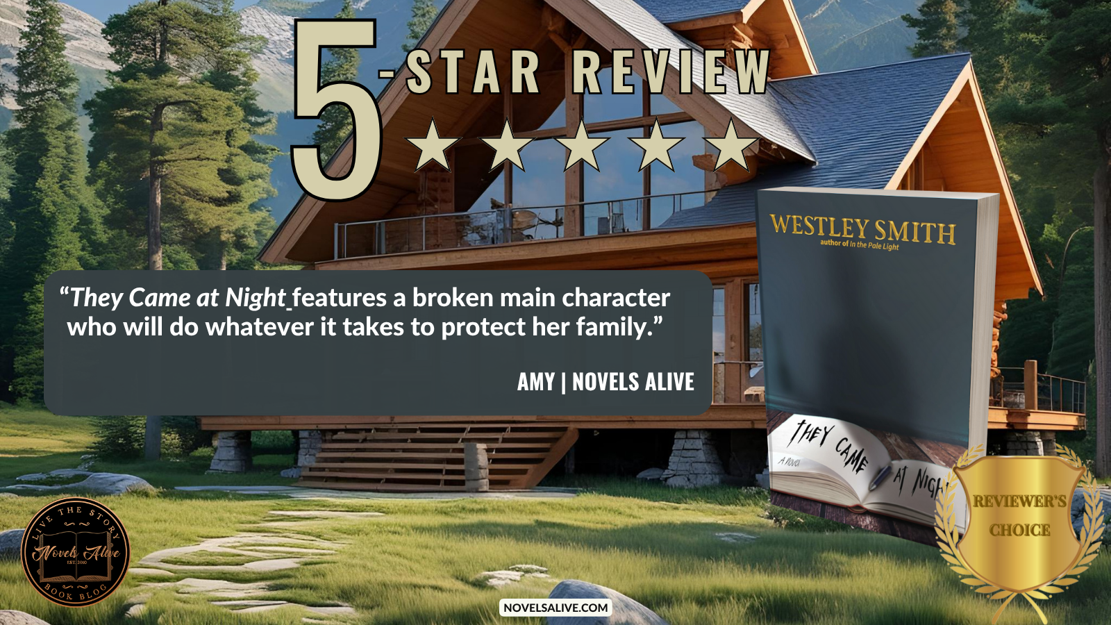 Novels Alive | 5-STAR REVIEW: THEY CAME AT NIGHT by Westley Smith ...