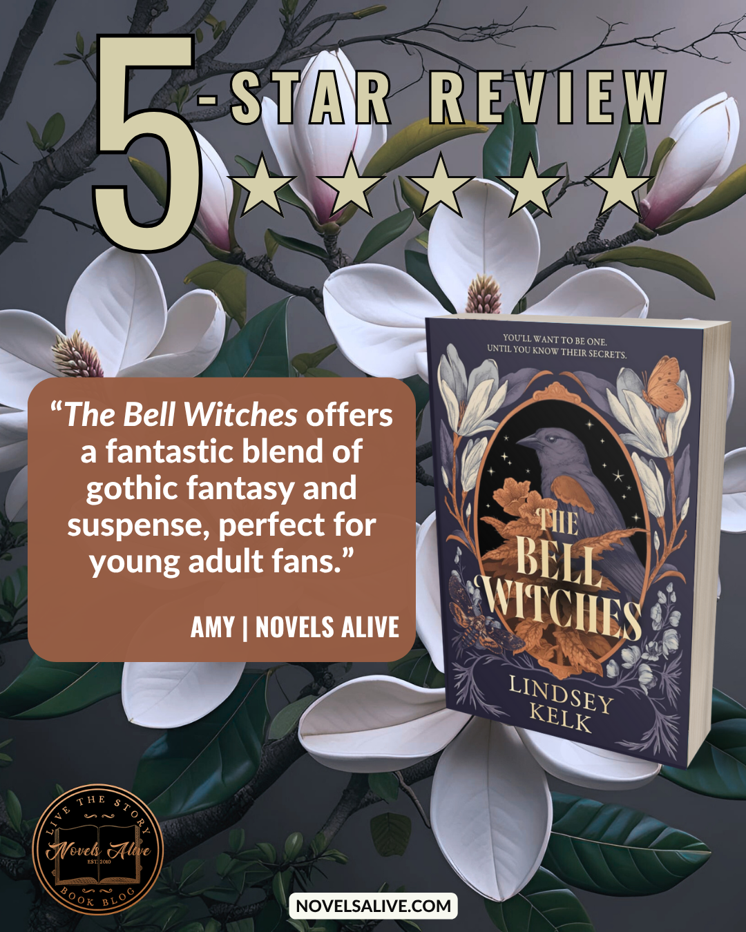 Novels Alive | 5-STAR REVIEW: THE BELL WITCHES By Lindsey Kelk