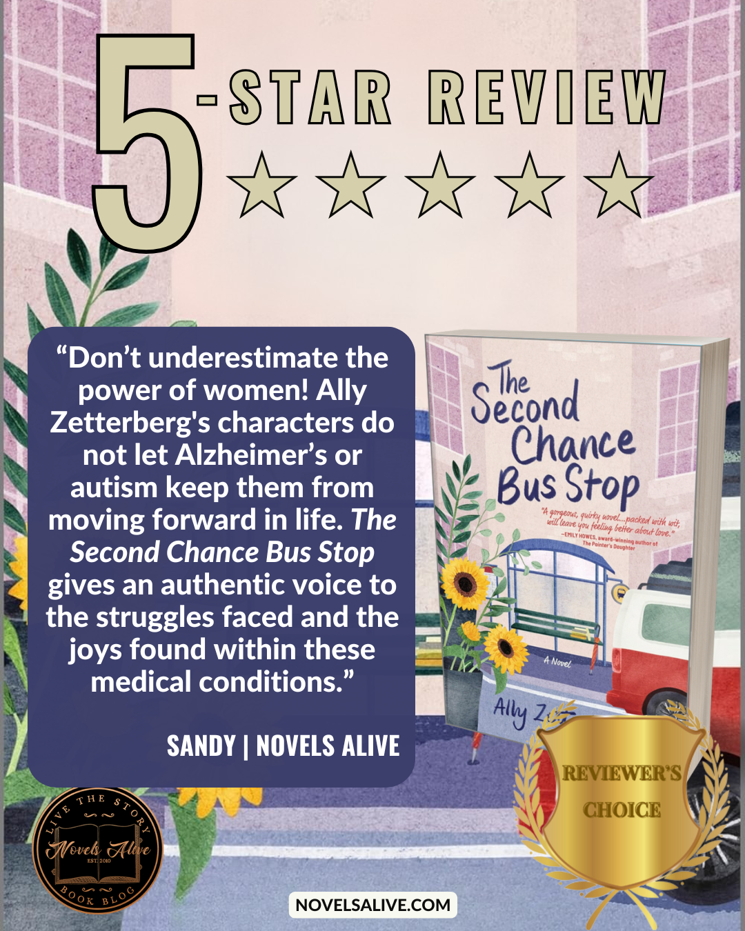 Novels Alive | 5-STAR REVIEW: THE SECOND CHANCE BUS STOP by Ally ...