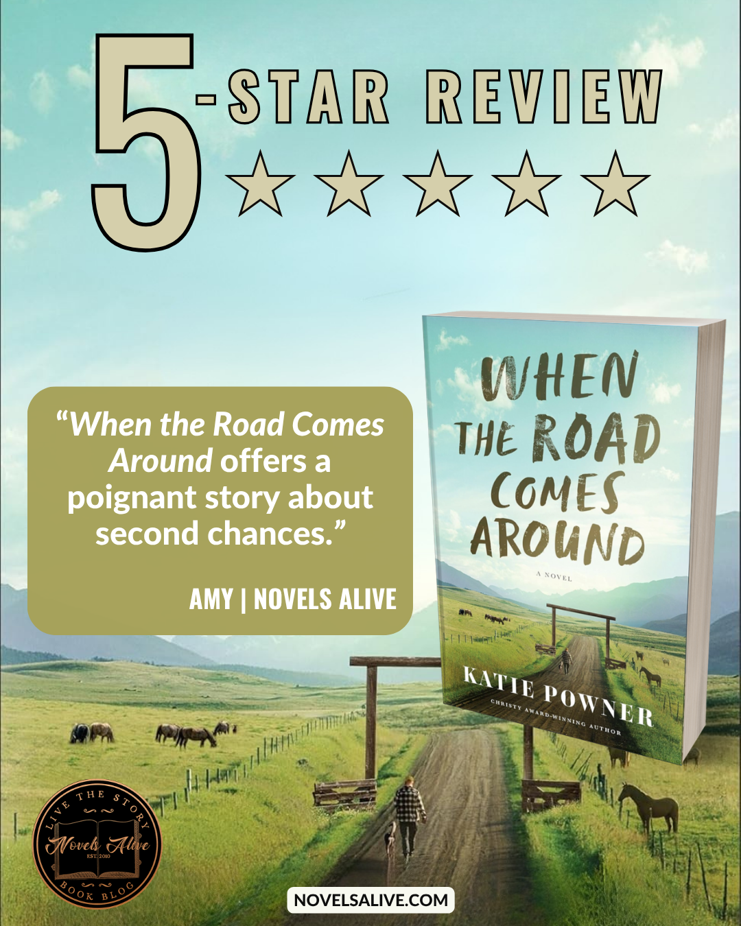 Novels Alive | 5-STAR REVIEW: WHEN THE ROAD COMES AROUND by Katie Powner