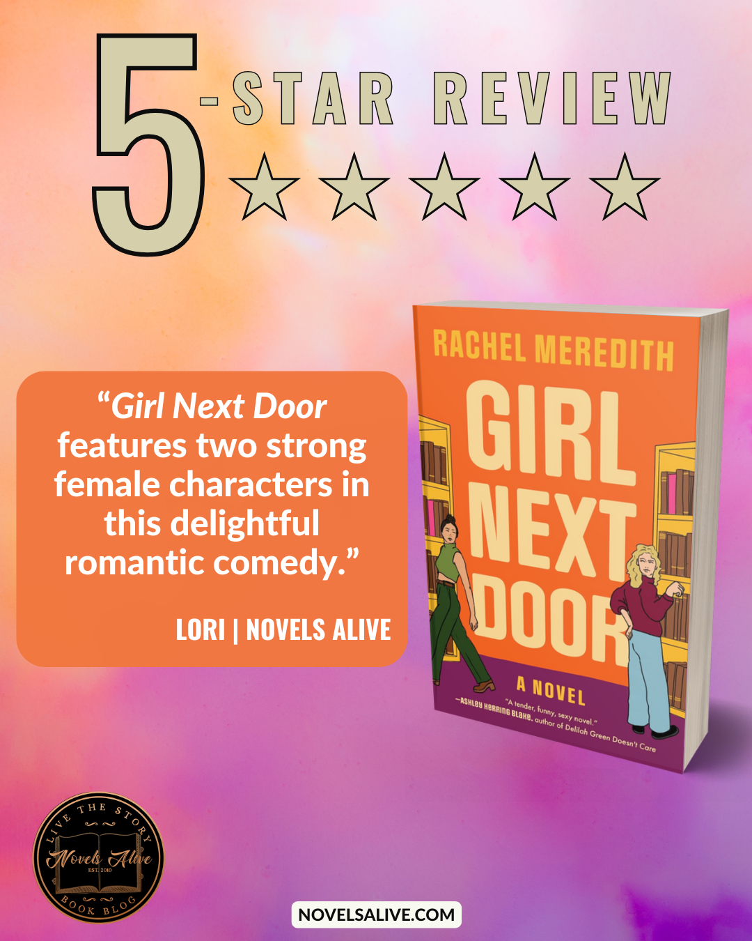Novels Alive | 5-STAR REVIEW: GIRL NEXT DOOR by Rachel Meredith