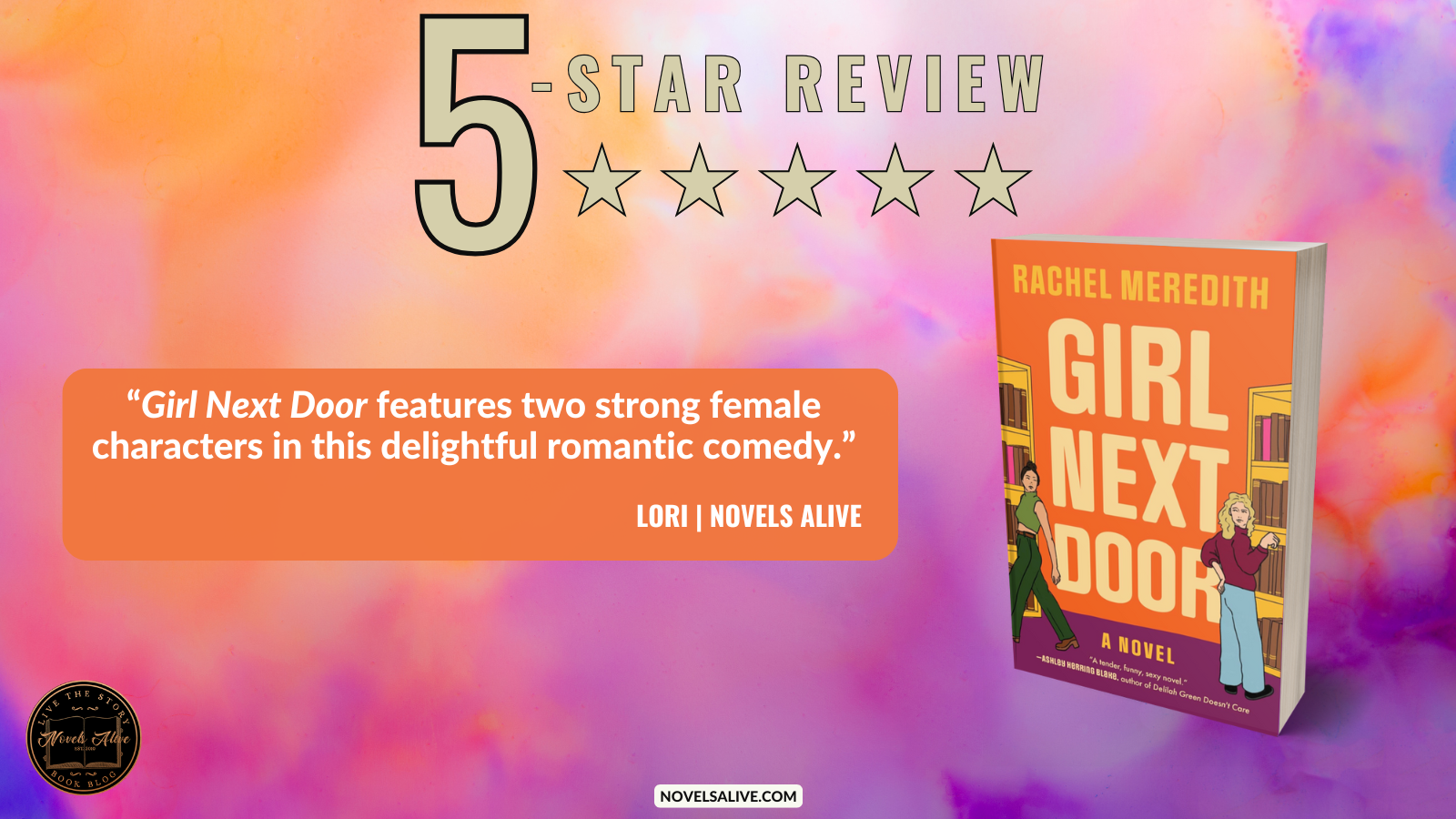 Novels Alive | 5-STAR REVIEW: GIRL NEXT DOOR by Rachel Meredith