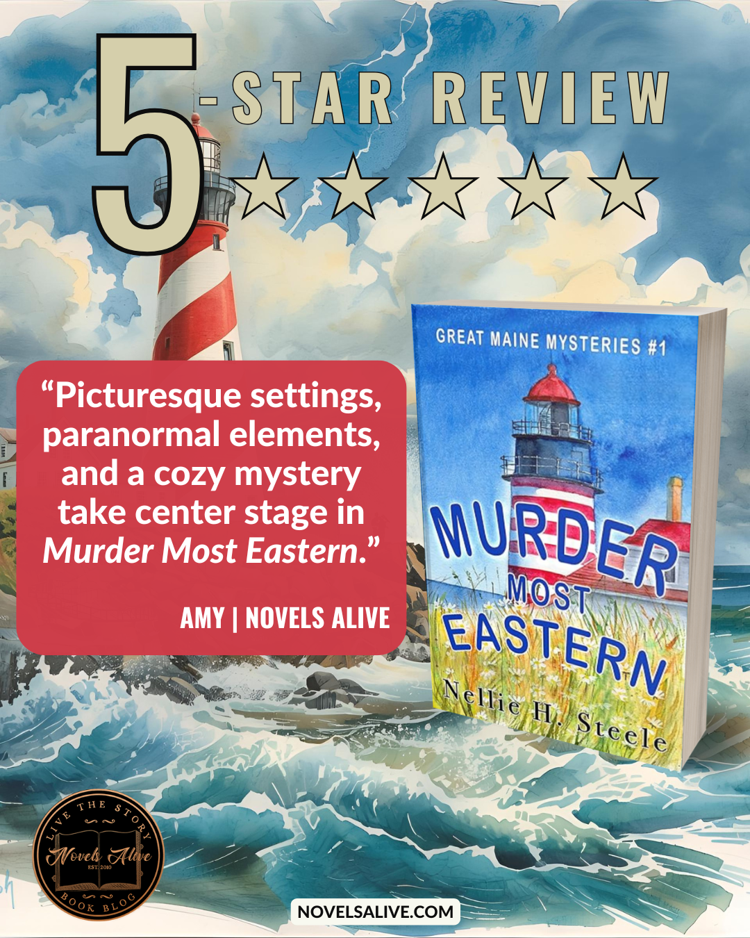 Novels Alive | 5-STAR REVIEW: MURDER MOST EASTERN by Nellie H. Steele