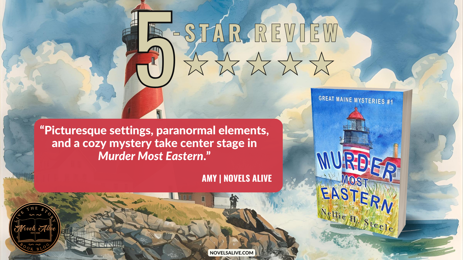 Novels Alive | 5-STAR REVIEW: MURDER MOST EASTERN by Nellie H. Steele
