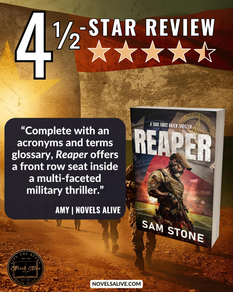 Novels Alive | 4.5-STAR REVIEW: REAPER by Sam Stone