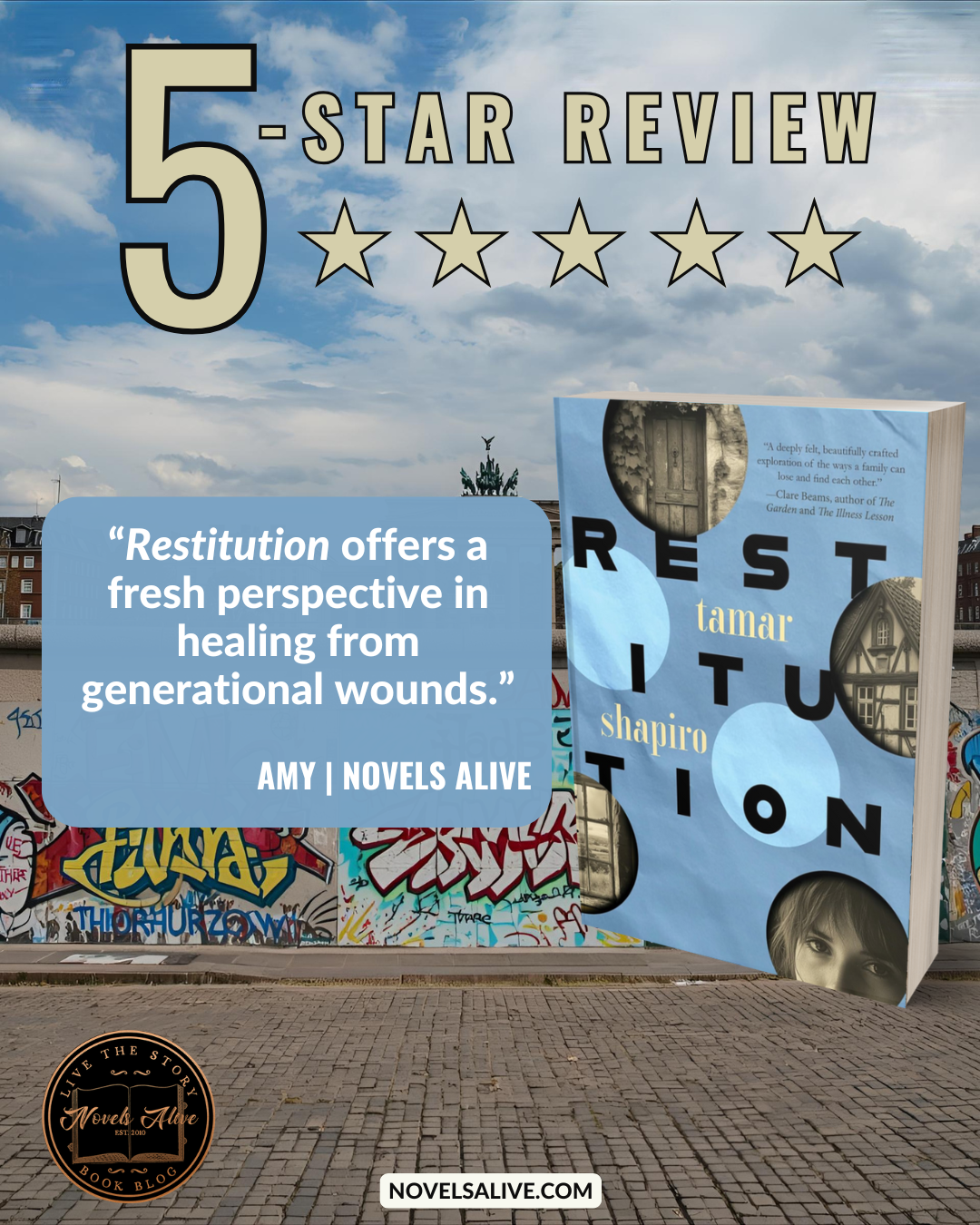 Novels Alive | 5-STAR REVIEW: RESTITUTION by Tamar Shapiro