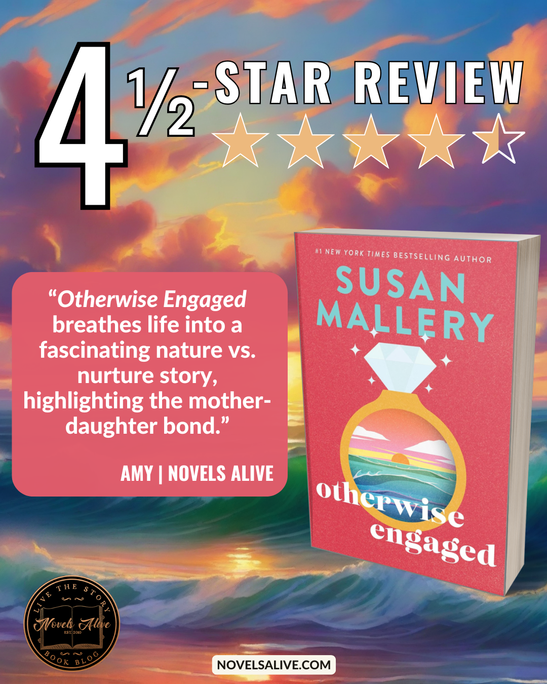 Novels Alive | 4.5-STAR REVIEW: OTHERWISE ENGAGED by Susan Mallery