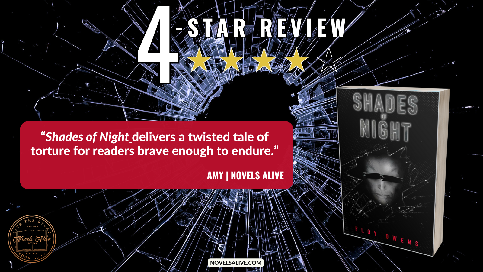 Novels Alive | 4-STAR REVIEW: SHADES OF NIGHT by Floy Owens