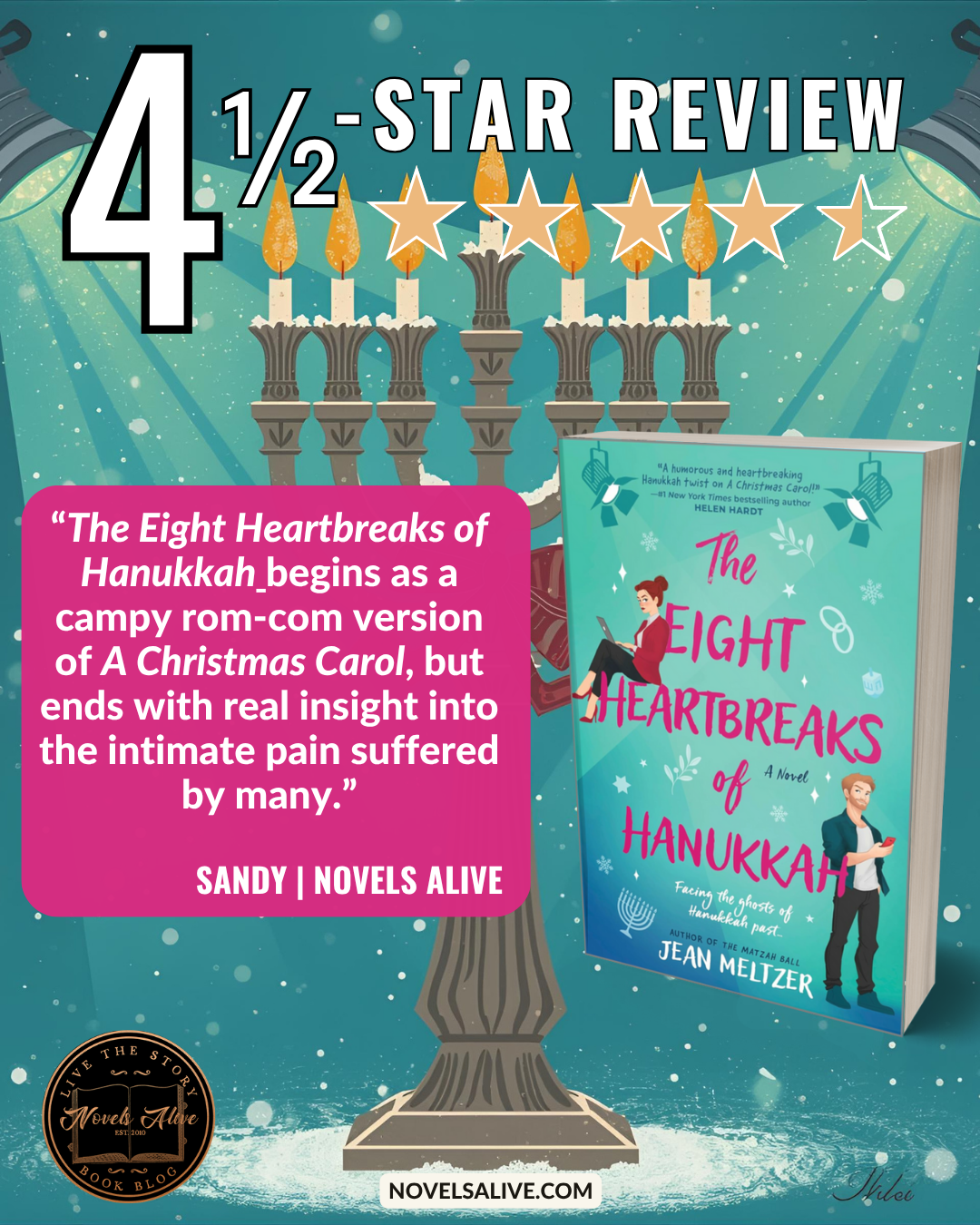 Novels Alive | 4.5-STAR REVIEW: THE EIGHT HEARTBREAKS OF HANUKKAH by ...