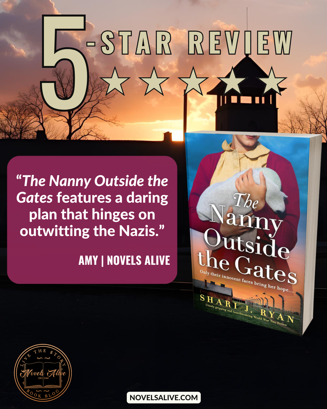 Novels Alive | 5-STAR REVIEW: THE NANNY OUTSIDE THE GATES by Shari J. Ryan