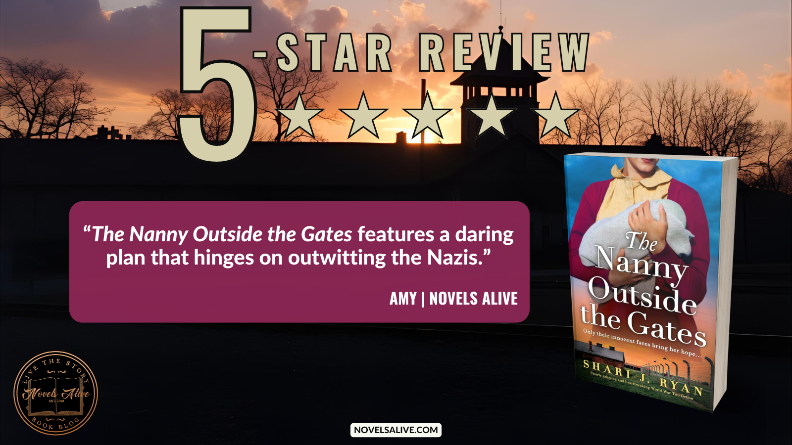 Novels Alive | 5-STAR REVIEW: THE NANNY OUTSIDE THE GATES by Shari J. Ryan
