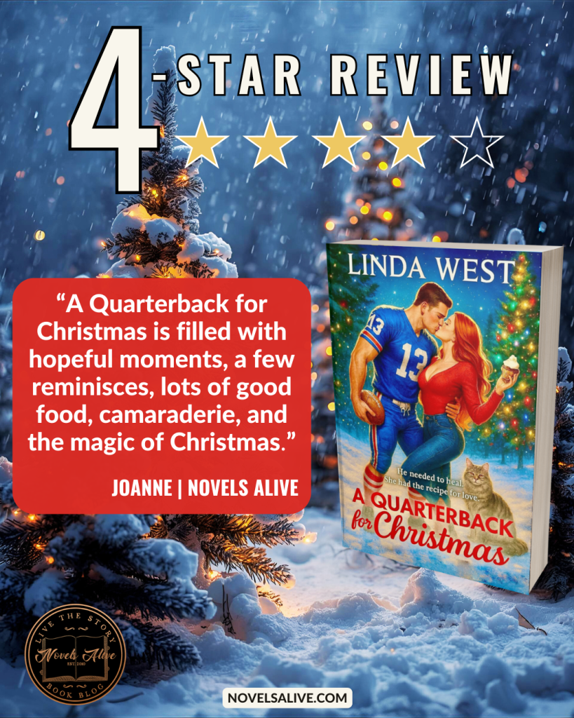 Novels Alive | 4-STAR REVIEW: A QUARTERBACK FOR CHRISTMAS by Linda West