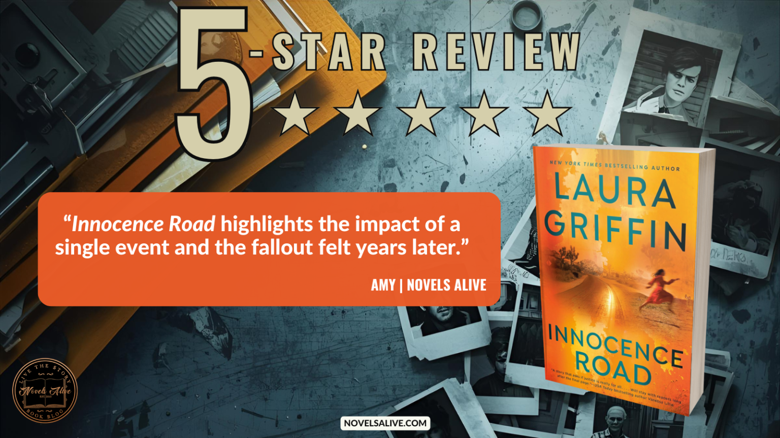 Novels Alive | 5-STAR REVIEW: INNOCENCE ROAD by Laura Griffin