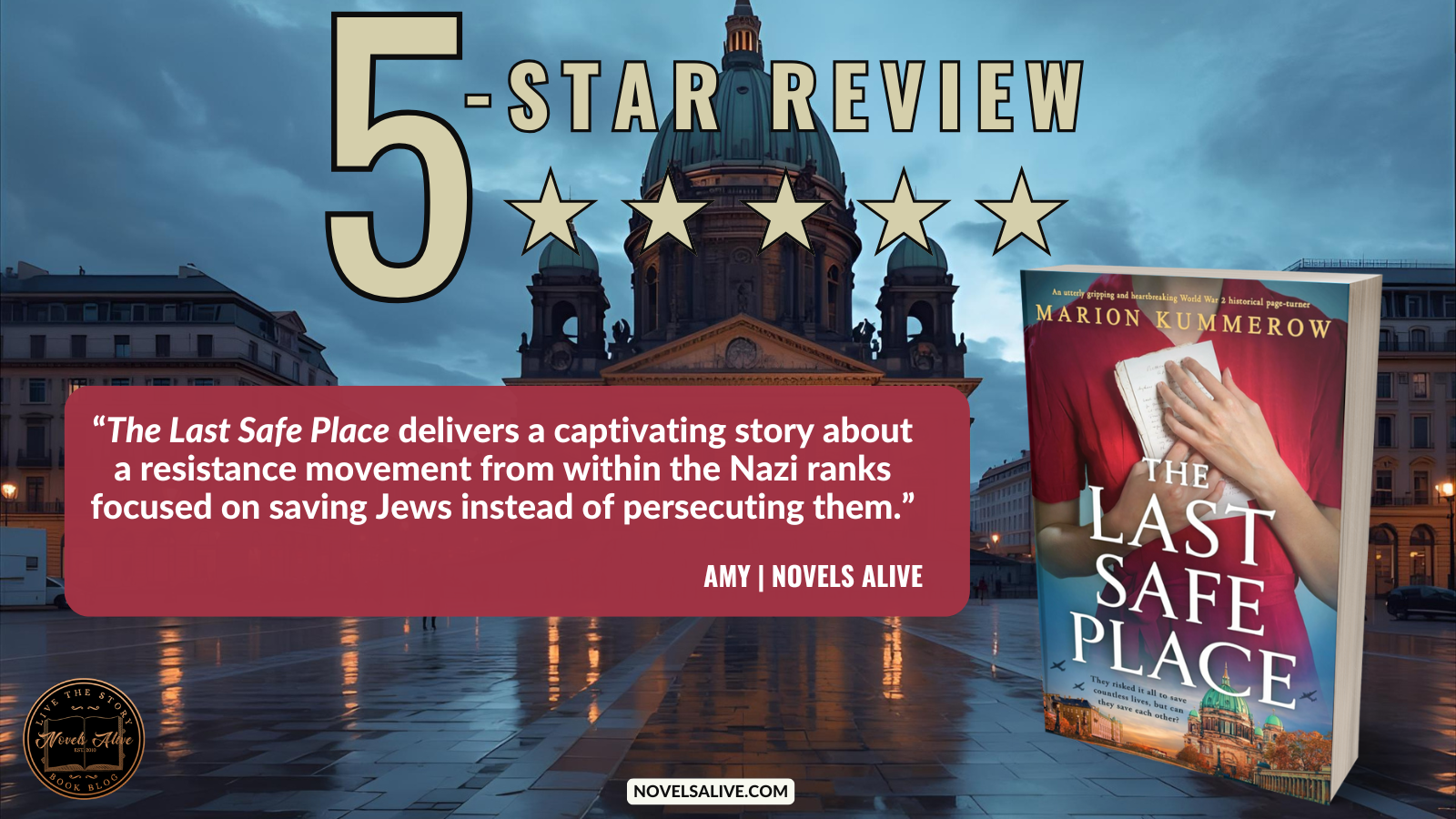 Novels Alive | 5-STAR REVIEW: THE LAST SAFE PLACE by Marion Kummerow