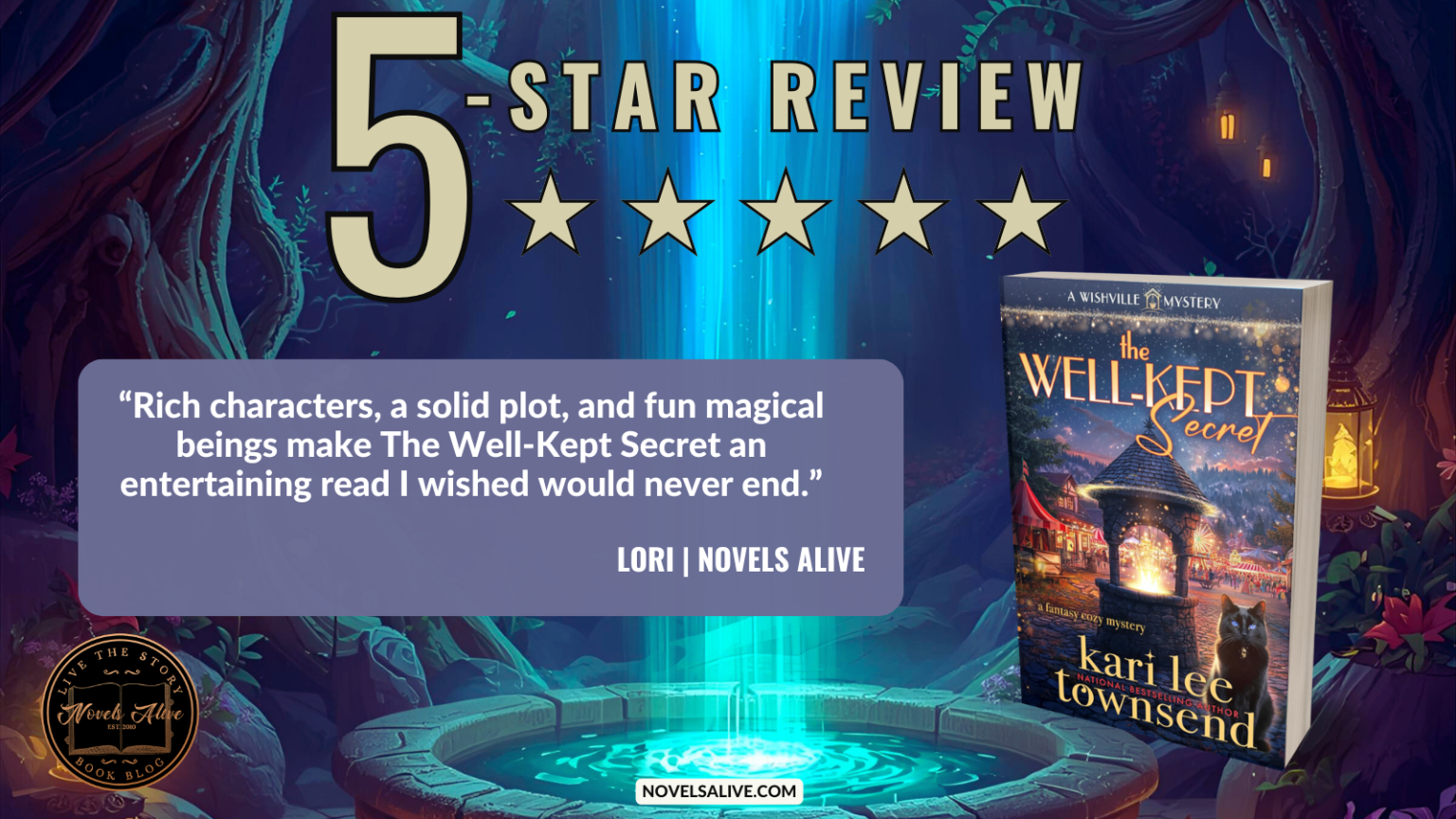 Novels Alive | 5-STAR REVIEW: THE WELL-KEPT SECRET by Kari Lee Townsend