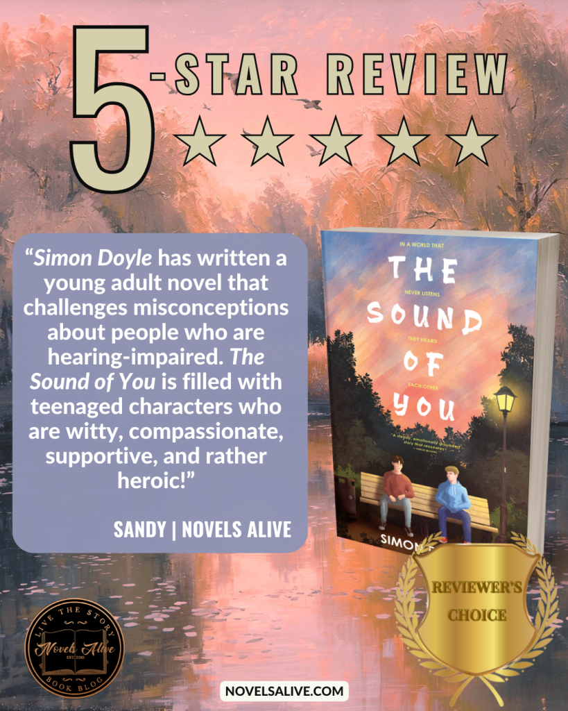 Novels Alive | 5-STAR REVIEW: THE SOUND OF YOU by Simon Doyle REVIEWER ...