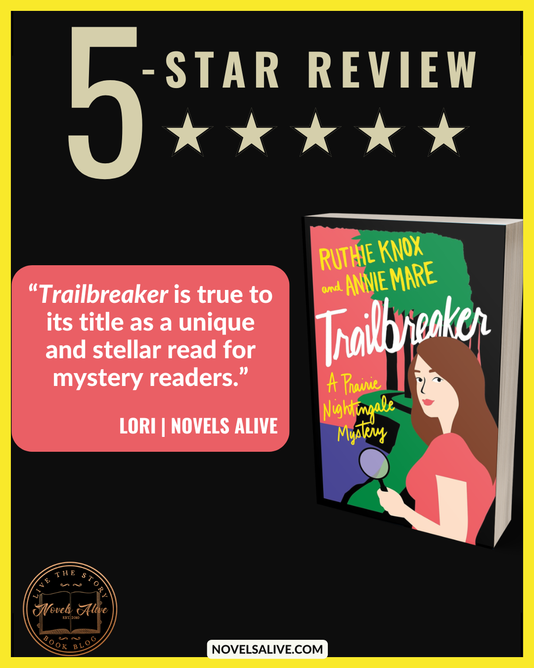 Novels Alive | 5-STAR REVIEW: TRAILBREAKER by Ruthie Knox and Annie Mare